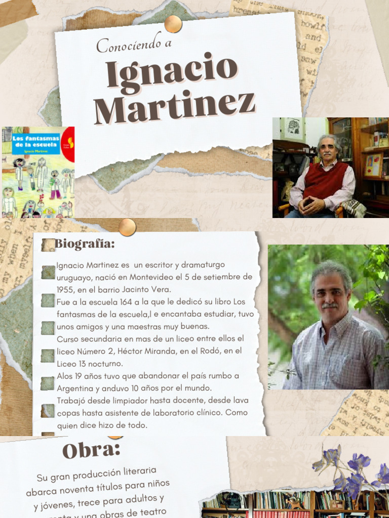 Biografía de Ignacio Martínez | PDF | Language Arts & Discipline ...