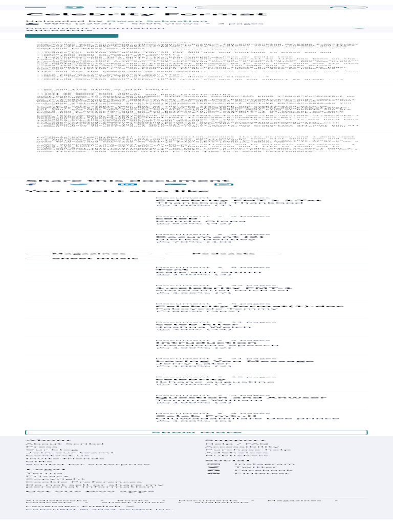 Celebrity Format PDF 1 Compress | PDF