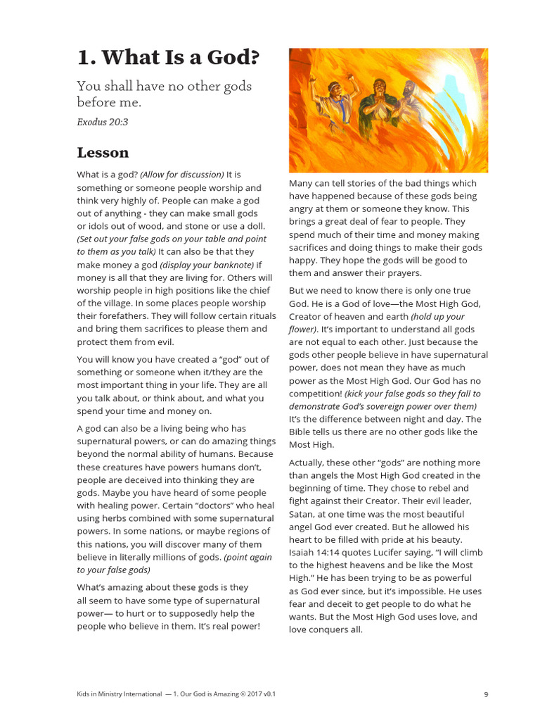 SAMPLE - Our God Is Amazing | PDF