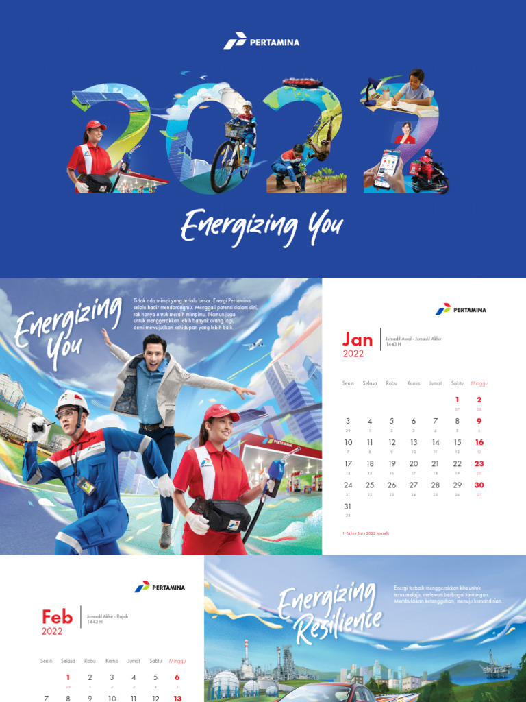 Kalender Pertamina 2022 | PDF