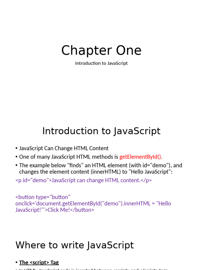 Chapter One 1 | PDF