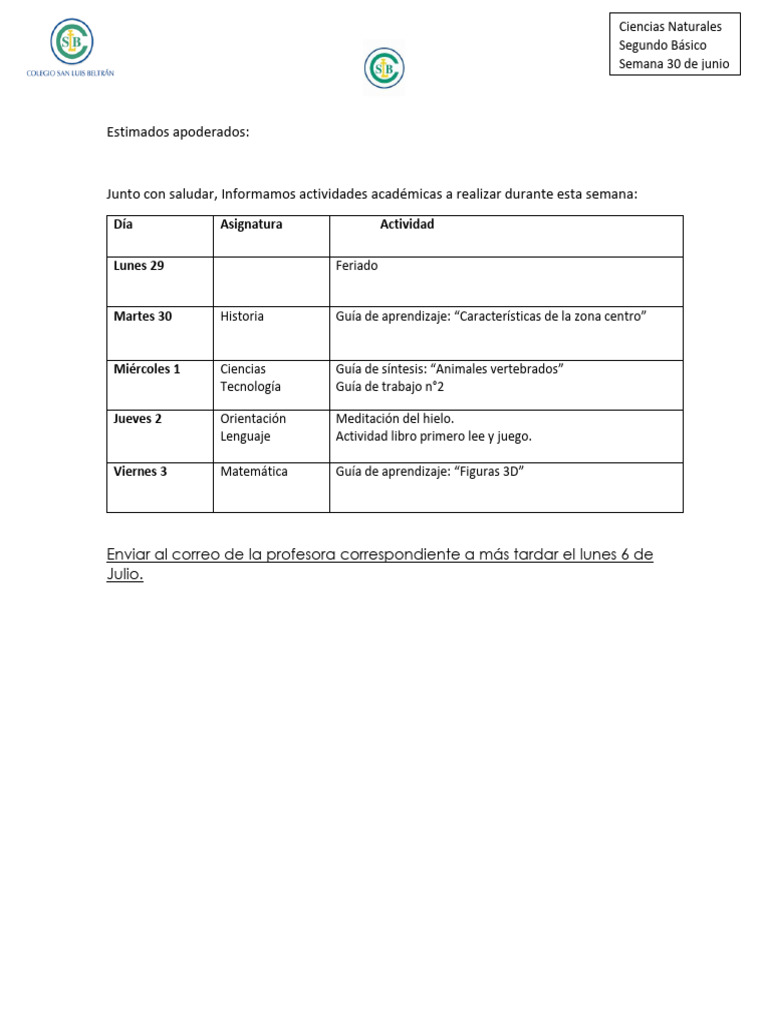 Guía de Animales Vertebrados 2° Básico | PDF