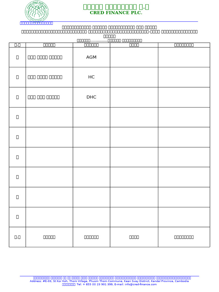 Cred Finance PLC | PDF