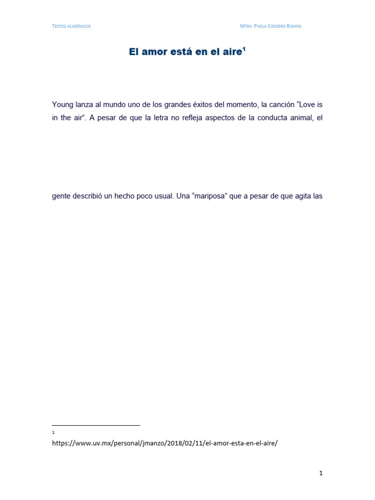 Feromonas: El amor en el aire | PDF | Feromona | Hembra