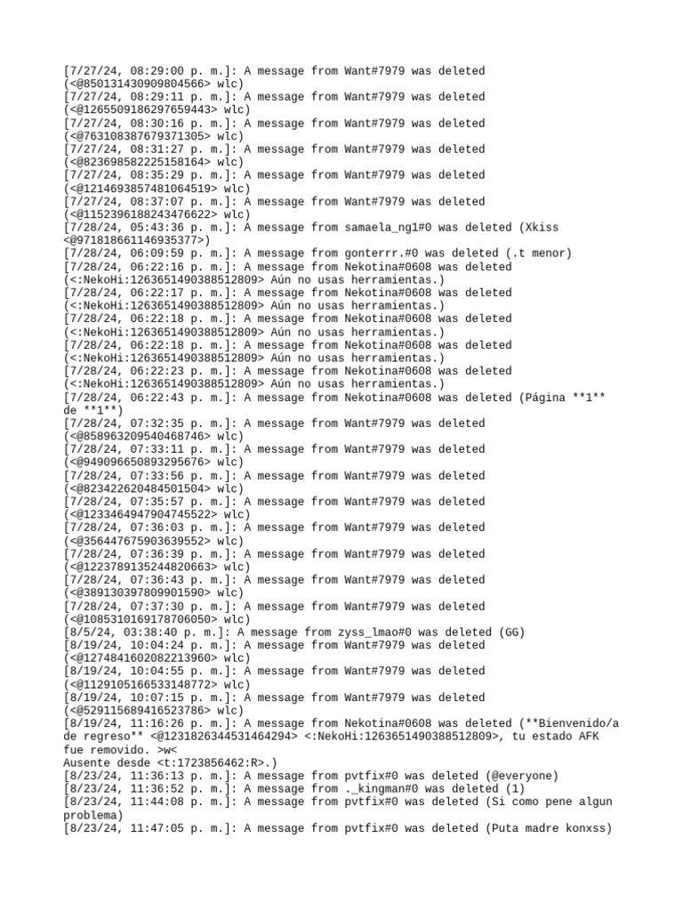 Messages | PDF