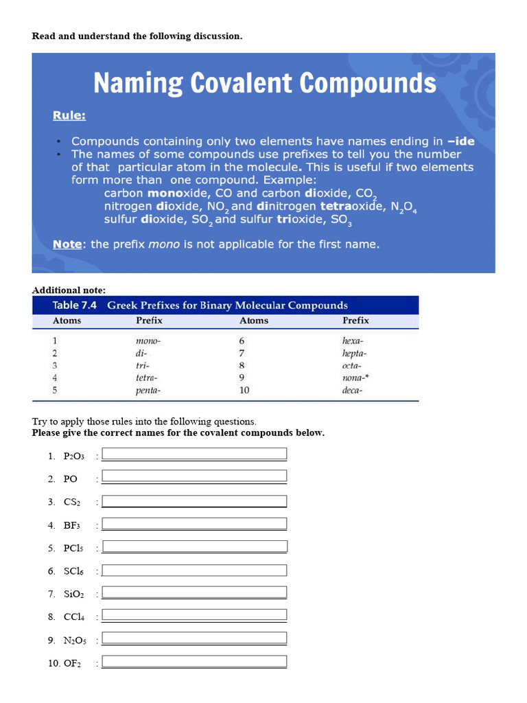 1722995834-Naming Covalent Compounds-2 | PDF