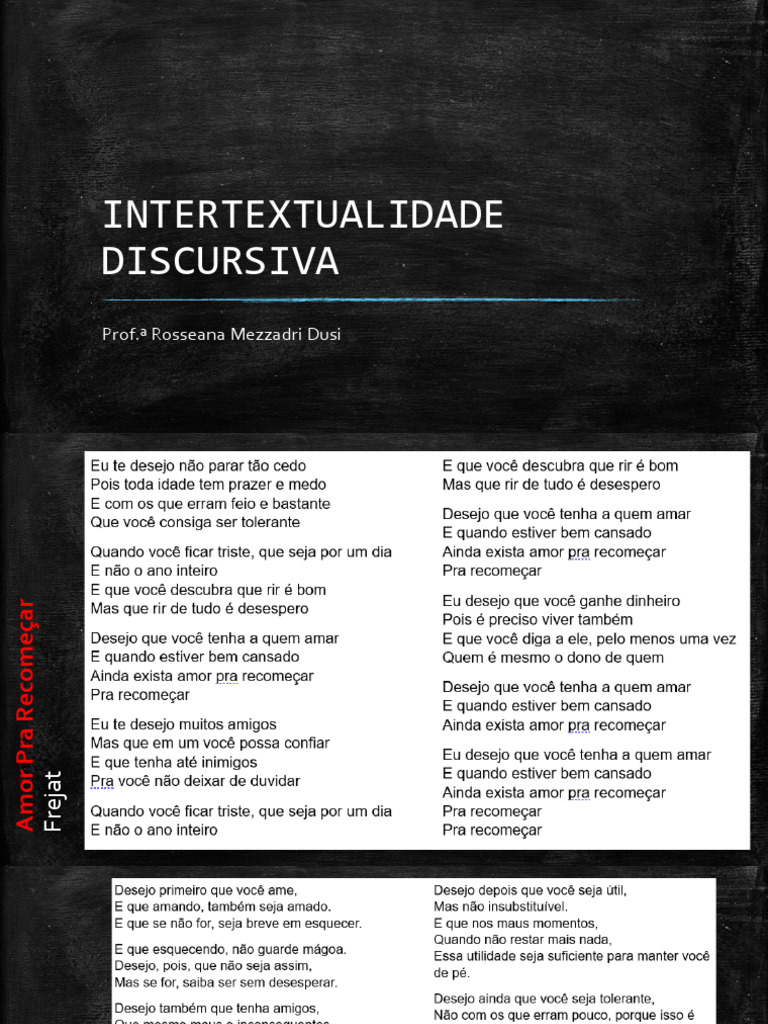 Intertextualidade | PDF