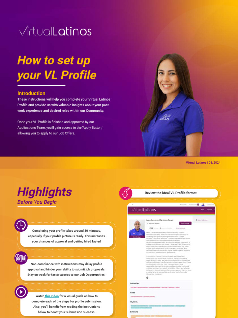 VL Profile Instructions | PDF