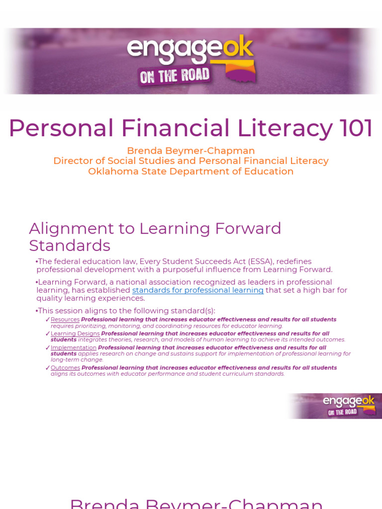 Personal Financial Literacy 101 | PDF