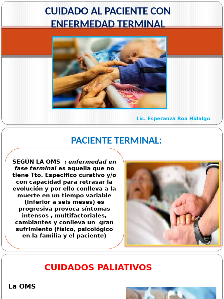 Cuidados Paliativos en Pacientes Terminales | PDF | Dolor | Enfermedad ...