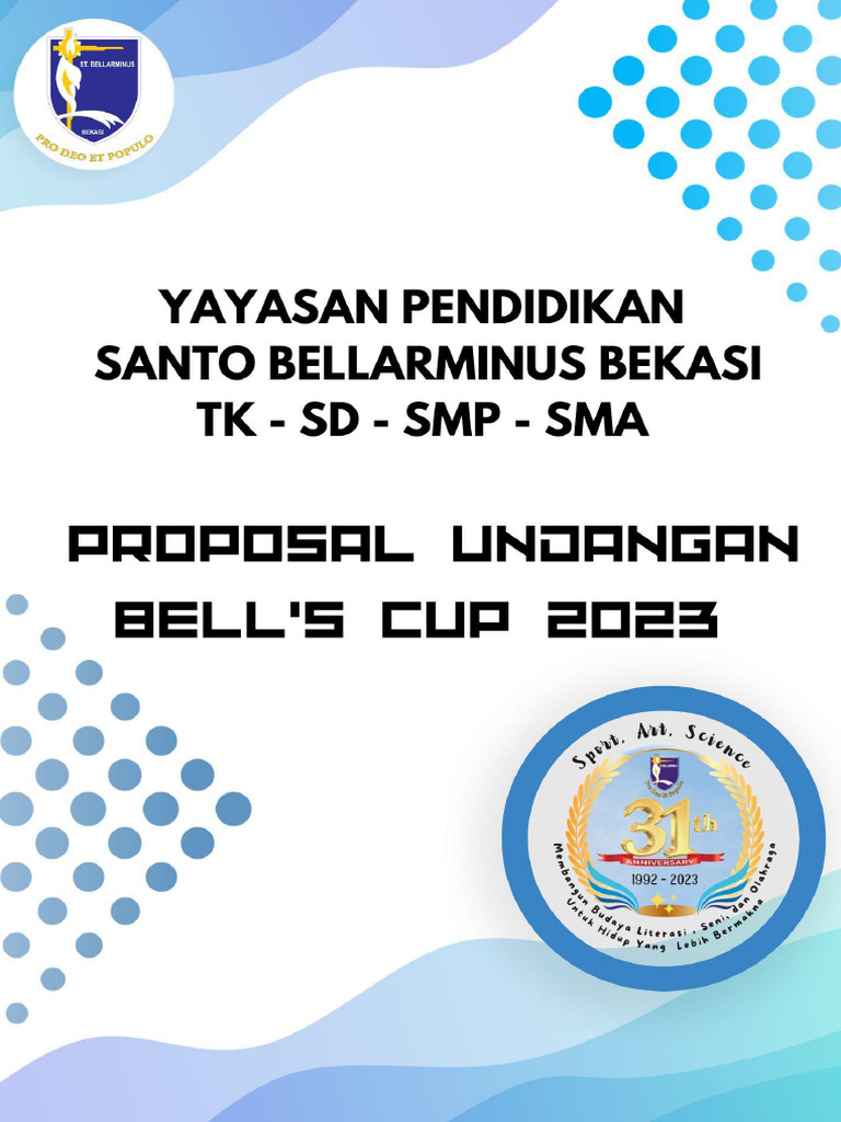 Proposal Undangan Kegiatan Bells Cup 2023 - 1 | PDF