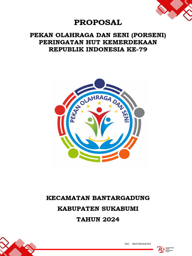 Proposal Porseni Ok | PDF | Indonesia | Home & Garden