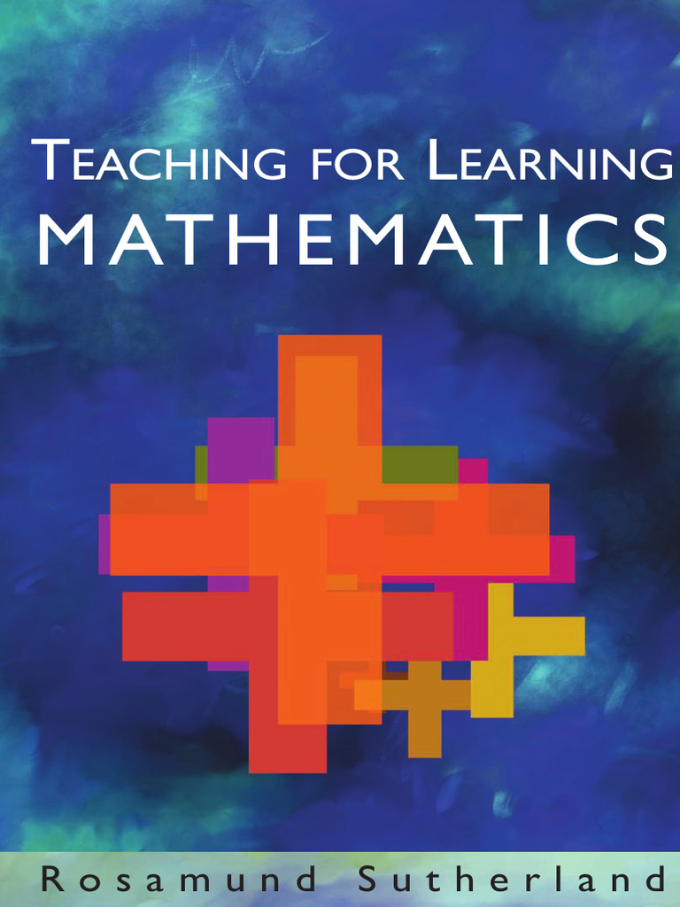 Teaching Learning Mathematics Pdf 