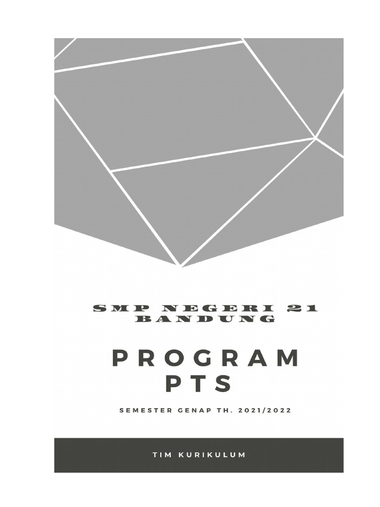 Program Kegiatan PTS GENAP 2021-2022 | PDF