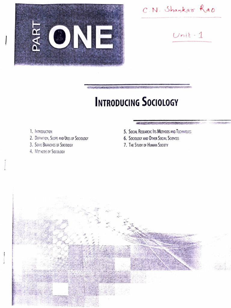 Introducing Sociology | PDF