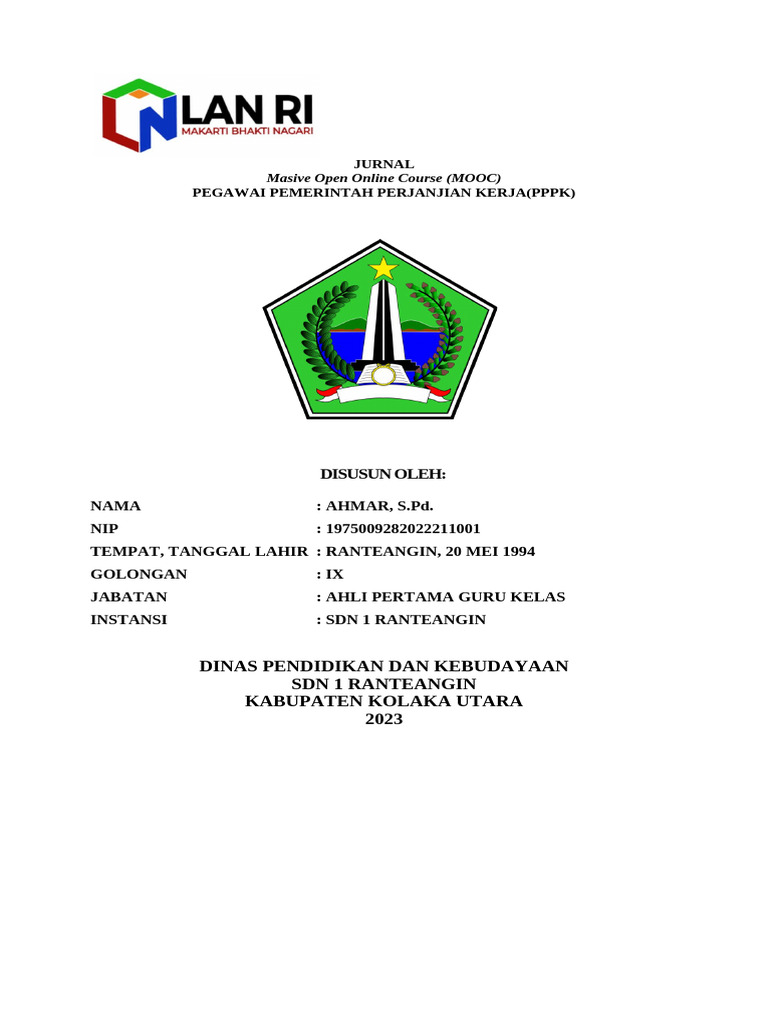 Sampul Jurnal Mooc | PDF