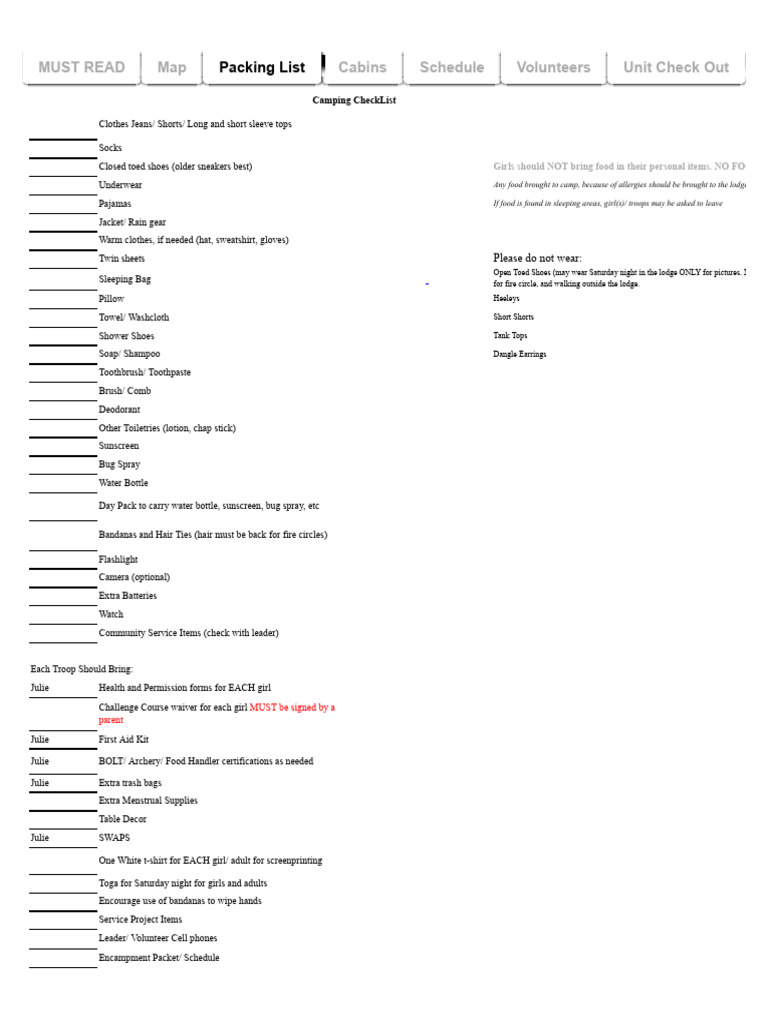 FWD CSA Encampment | PDF