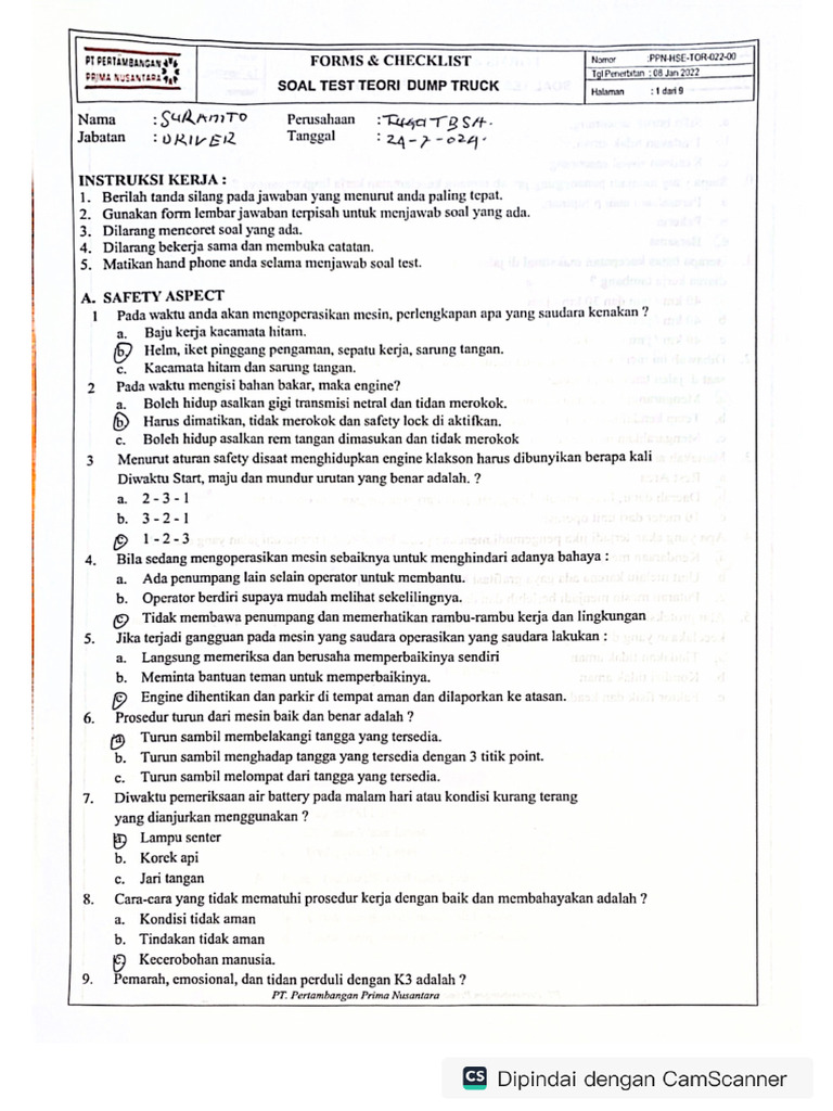 Surat Permohonan MP & SIMPER - Suramto | PDF