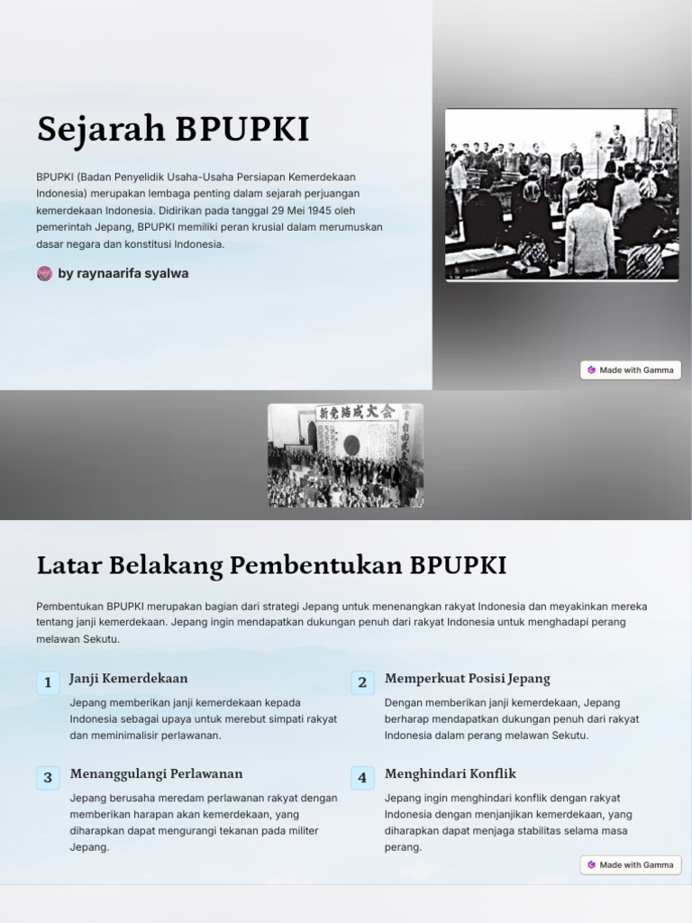 Sejarah BPUPKI | PDF