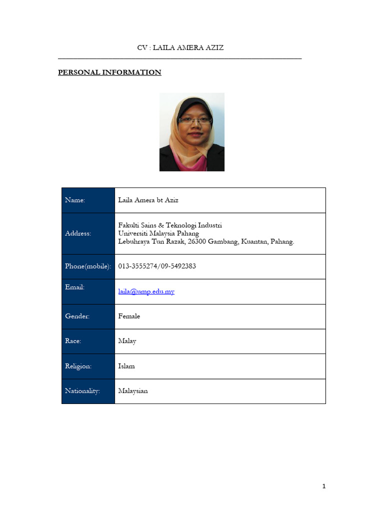 CV Laila Jan 2020 | PDF | Fluid Dynamics | Magnetohydrodynamics