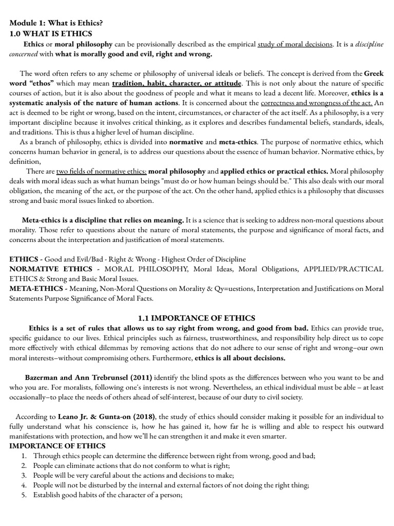 GEd 107 - Module 1-5 | PDF