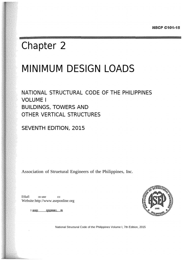 Chapter 2 Minimum Design Loads (BLDG, Towers and Vertical) | PDF