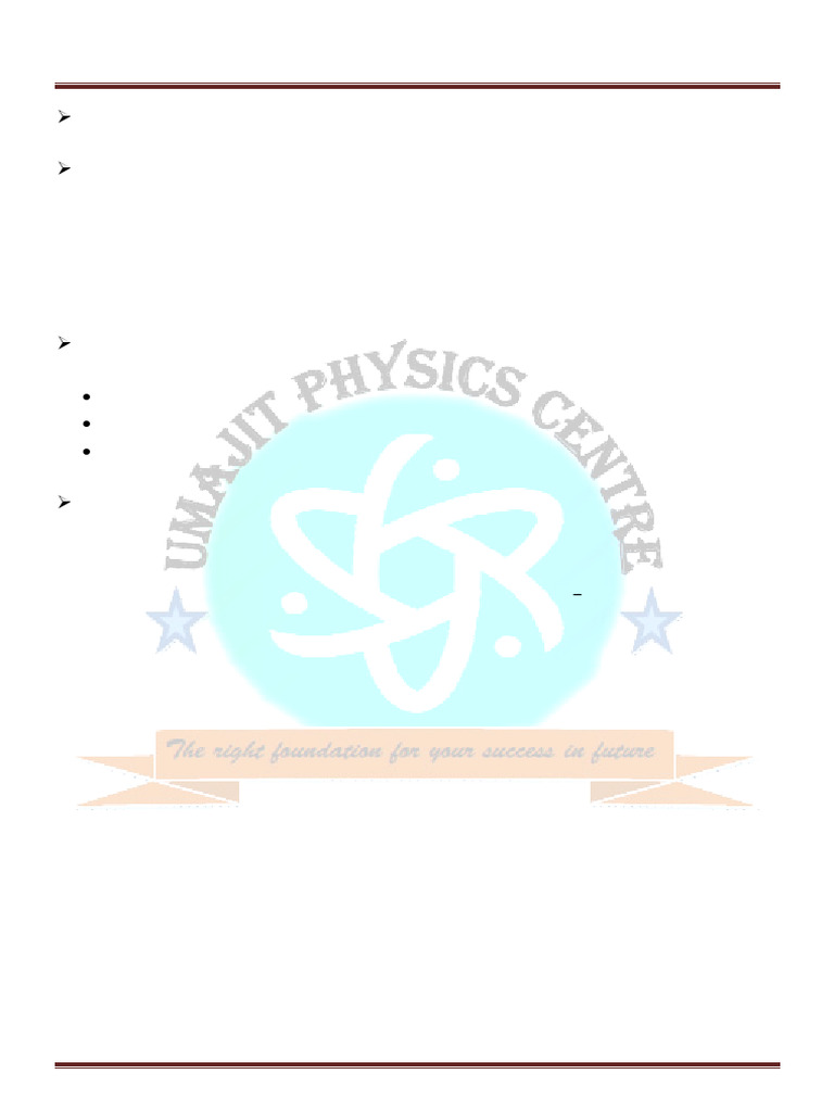Class 12 Unit 1 Physics Notes | PDF