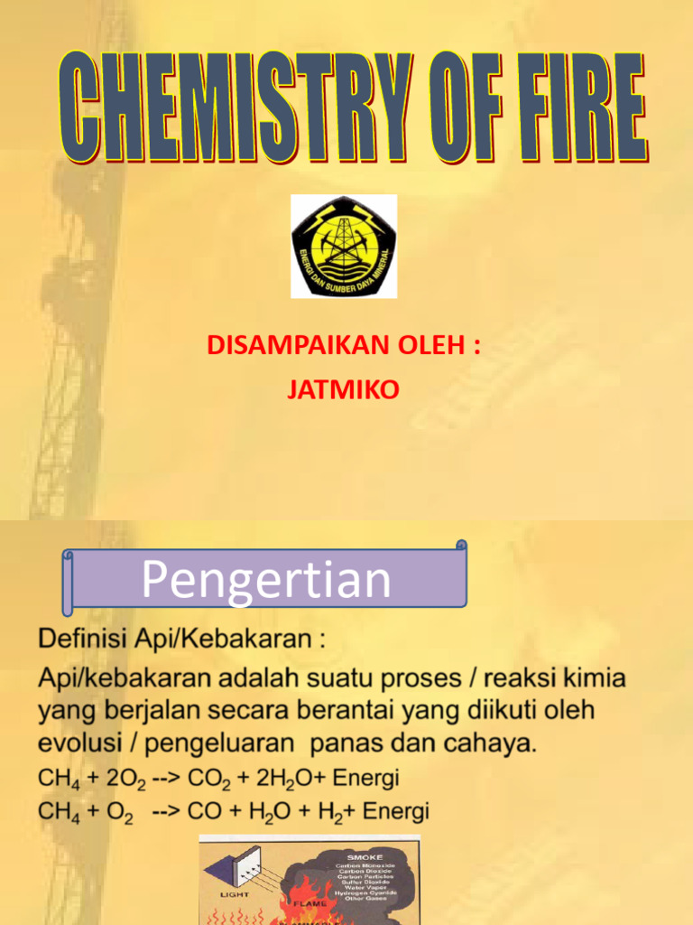 Chemistry of Fire | PDF