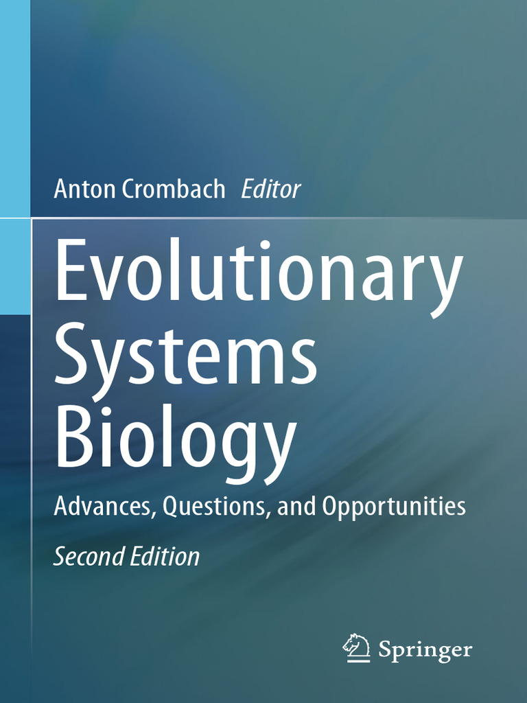Evolutionary Systems Biology: Anton Crombach Editor | PDF