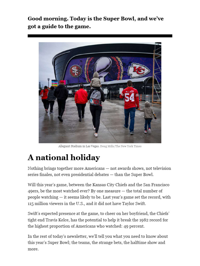 Super Bowl - Guide To de Game | PDF | San Francisco 49ers | Super Bowl