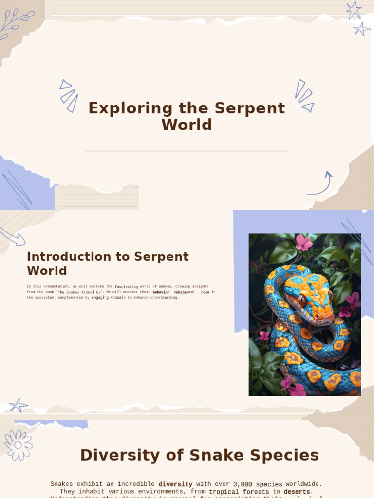 Snakes Presentation | PDF