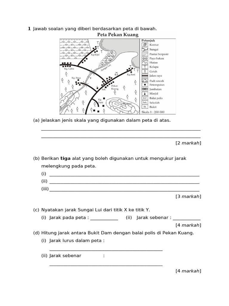 Soalan Geo Tingkatan 2 Up1 | PDF