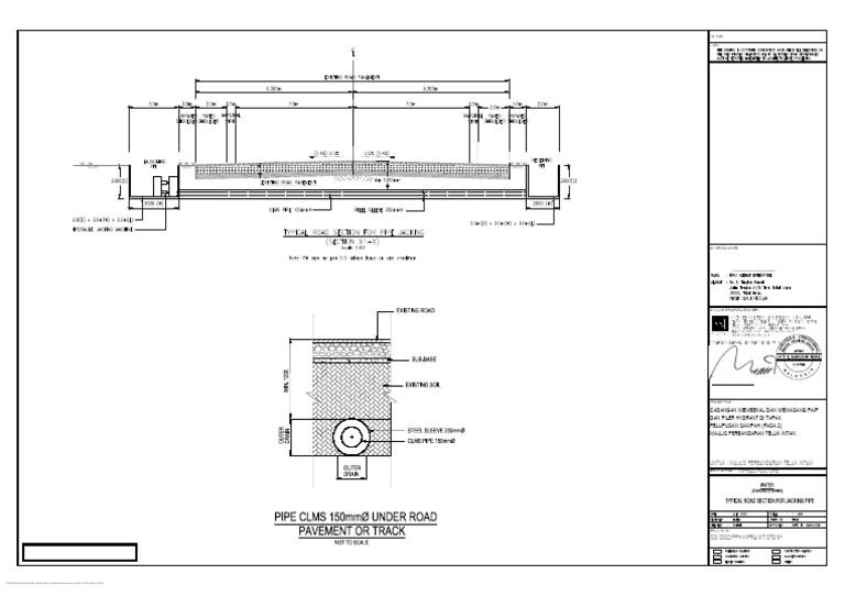 01-Typical Road Section-Layout1 | PDF