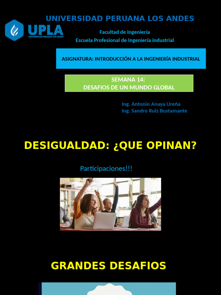 CLASE 14 - Desafios de Un Mundo Global | PDF