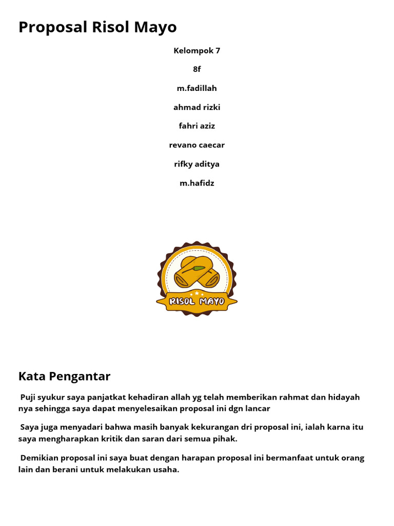 Proposal Risol Mayo - 20240530 - 160917 - 0000 | PDF