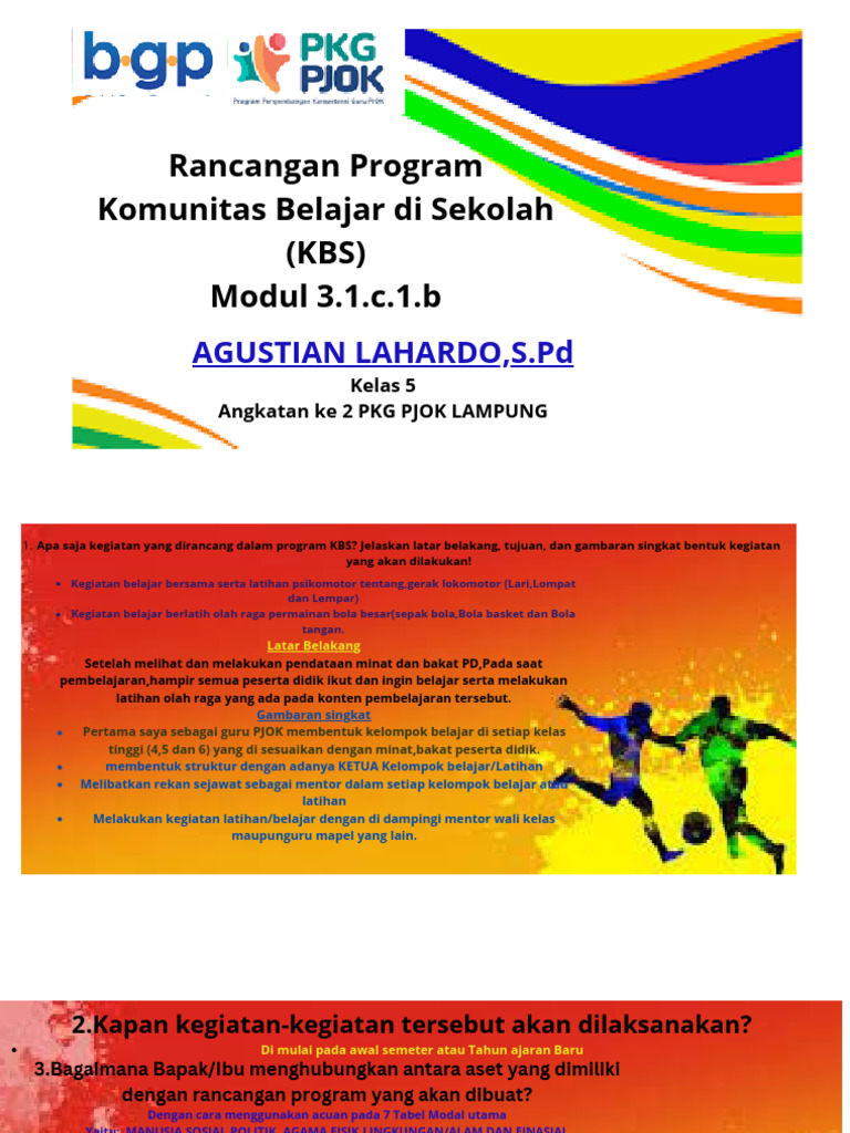 Rancangan Program KBS Modul3.1c.1.b | PDF