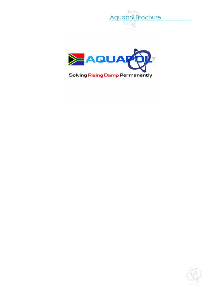 Aquapol Brochure | PDF