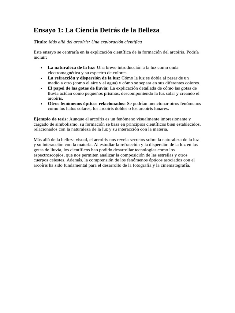 ENSAYO 1 | PDF