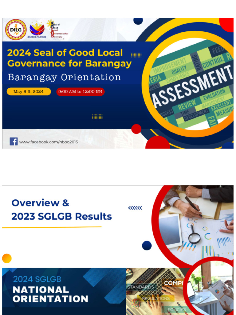 SGLGB Barangay Orientation | PDF