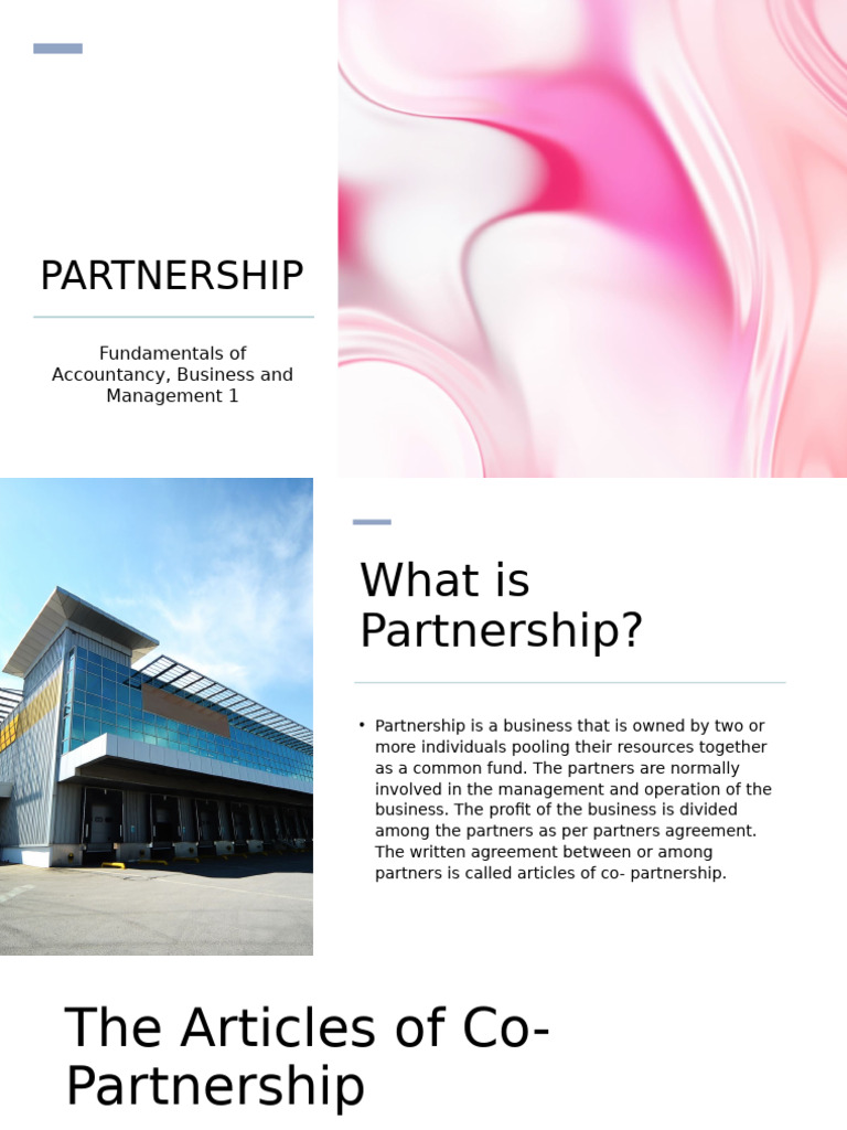 Partnership 2 | PDF