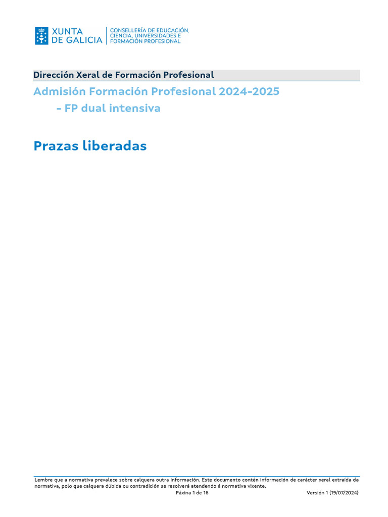 FP Dual Intensiva Liberados | PDF