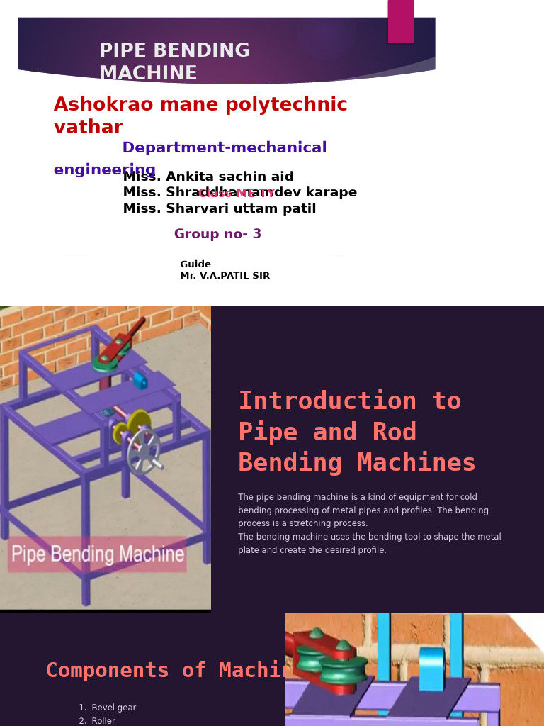 Pipe Bending Machine | PDF