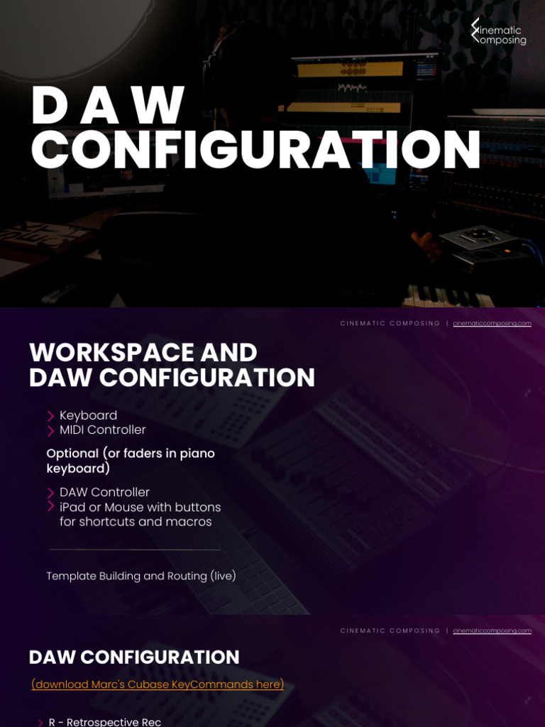 Daw Configuration 2022 | PDF