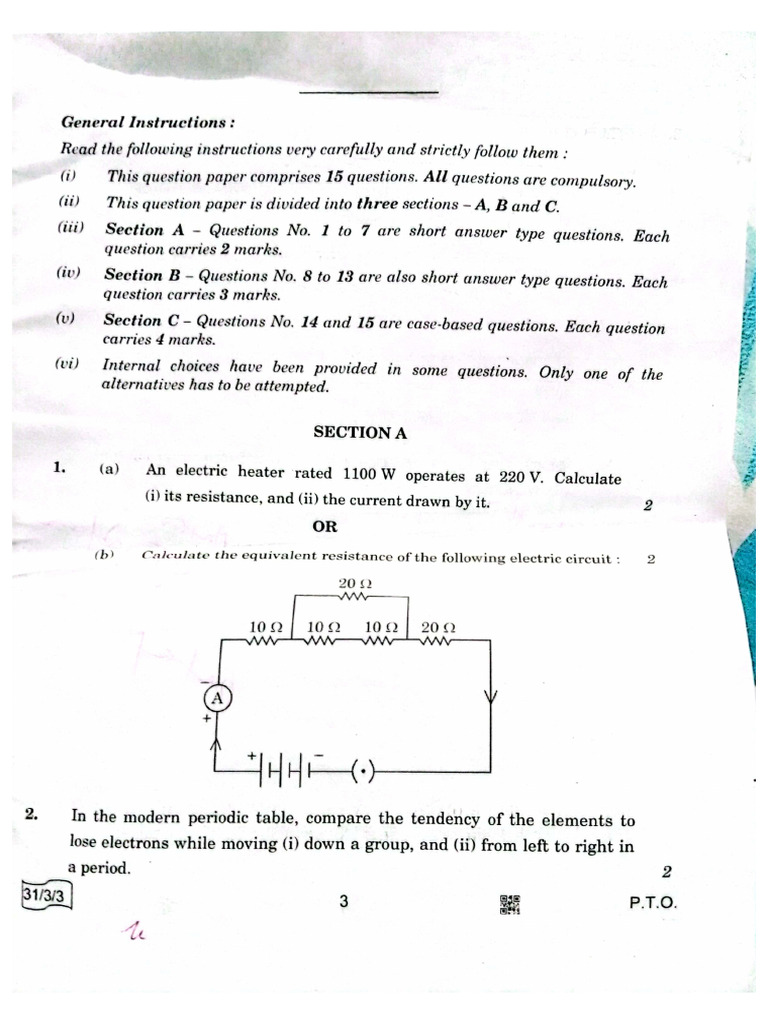 Science Questions | PDF