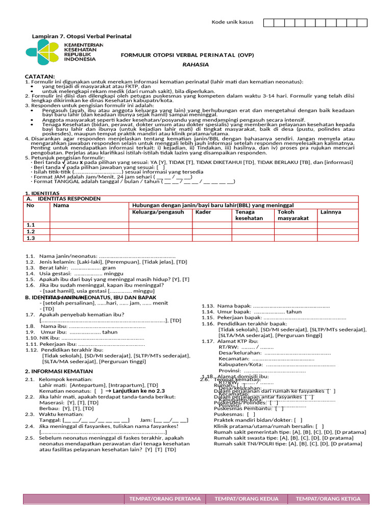 Form OVP FINAL | PDF
