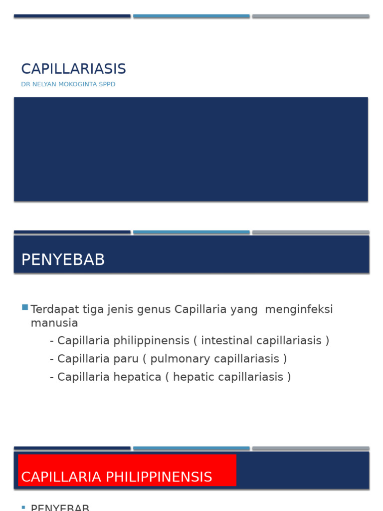 CAPILLARIASIS | PDF