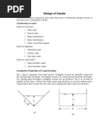 Trapezoidal Open Channel Design Calculations | PDF | Equations ...