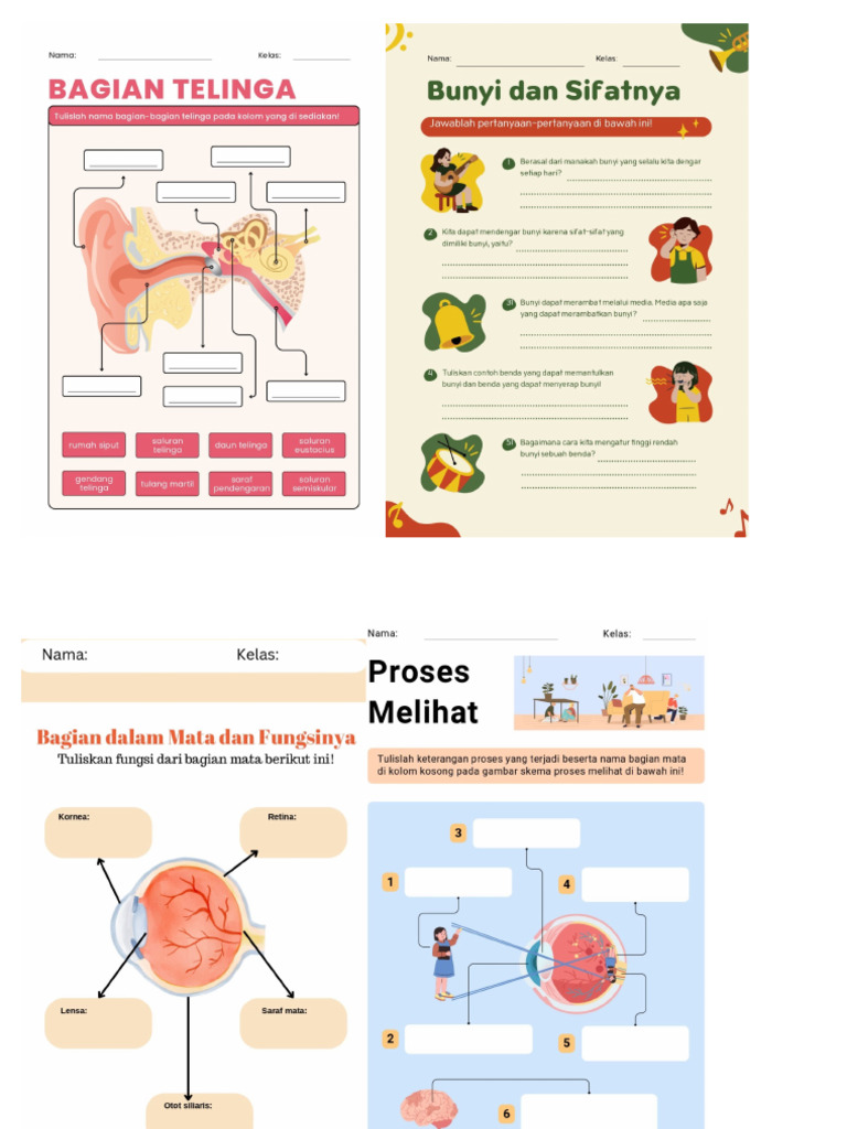 Tugas Ipas Bab 1 (Cahaya Dan Bunyi) Kelas 5 Semester 1 Kurikulum Merdeka | PDF
