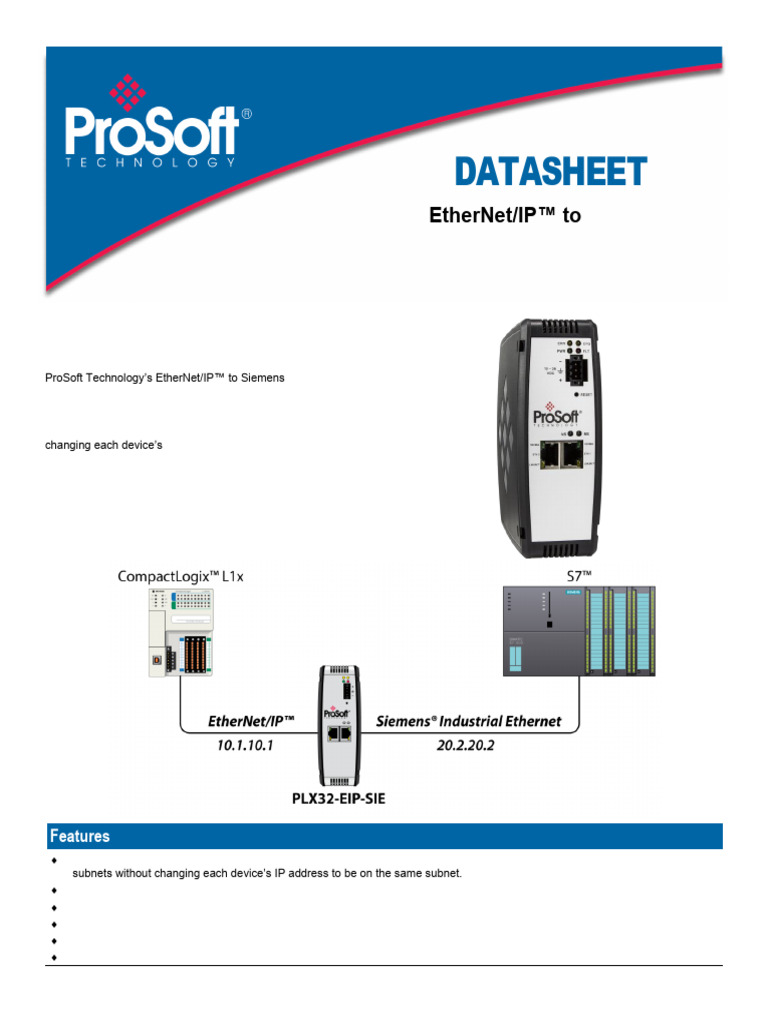 Plx32 Eip Sie Ds | PDF