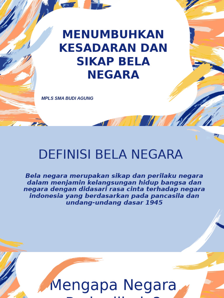 Menumbuhkan Sikap Bela Negara | PDF